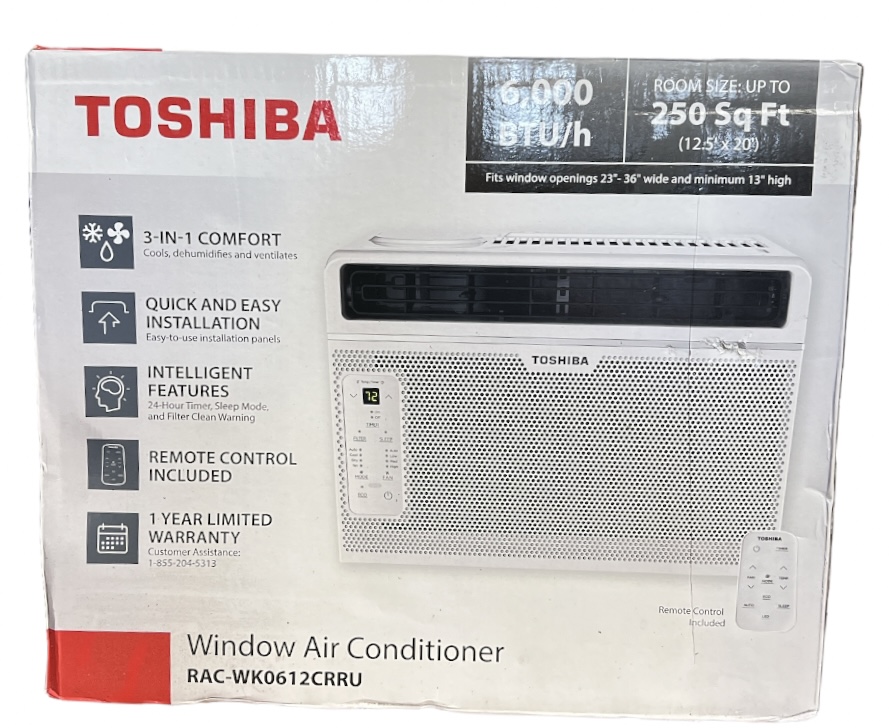 Toshiba Air conditioner - window unit RAC-WK0612CRRU