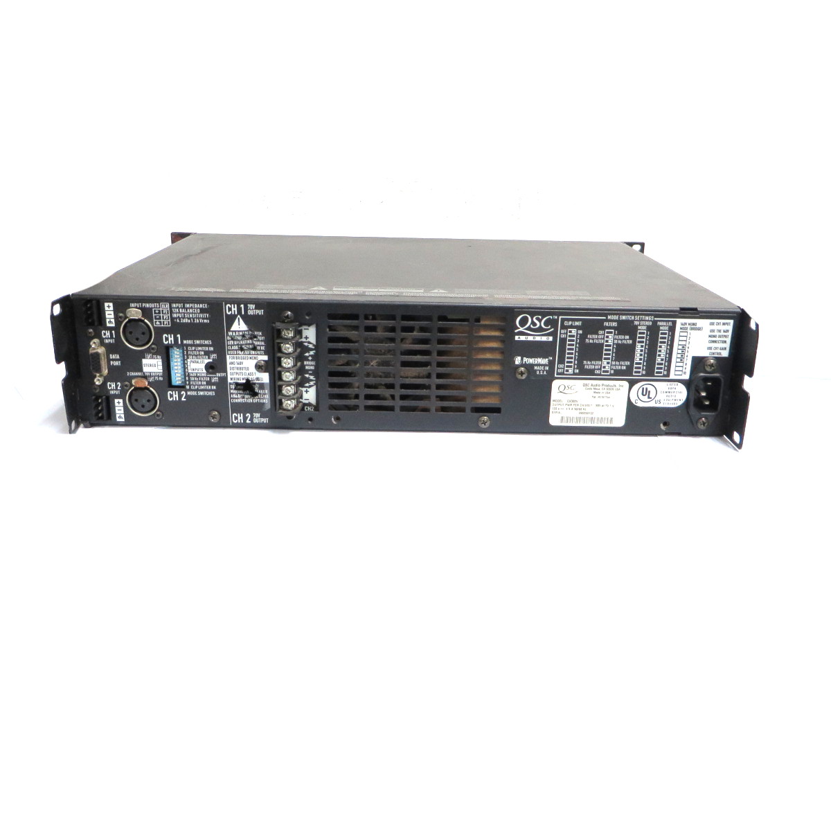 QSC Power Amplifier CX302V