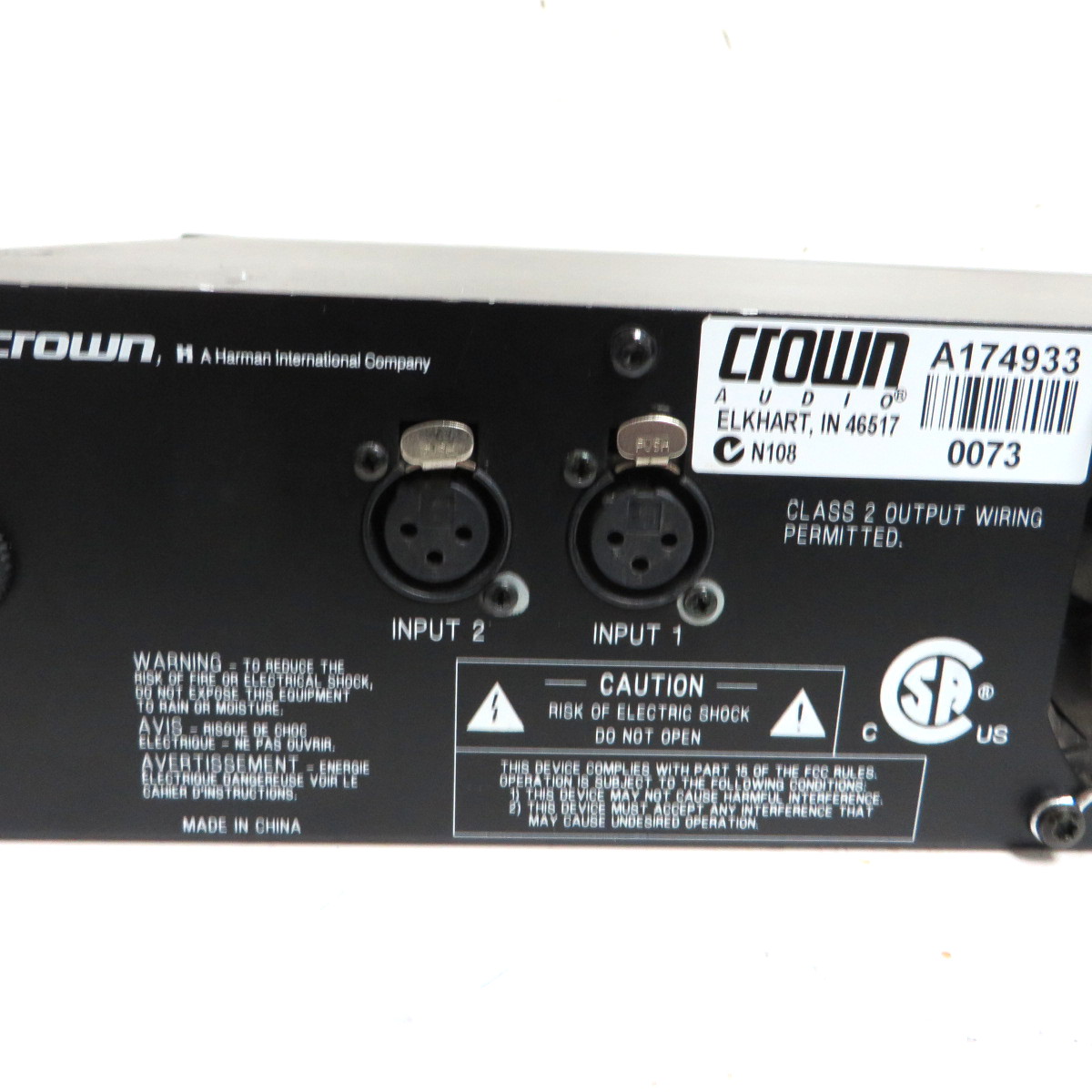 Crown Power Amplifier XLS 402