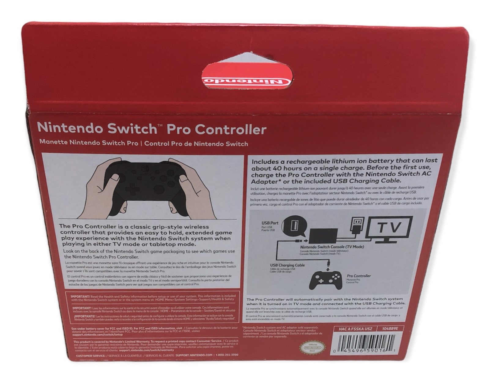 Nintendo Controller Hac A Fsska Usz