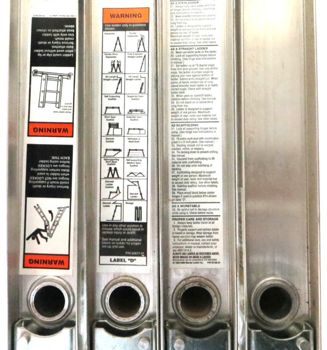 Werner Painting tools M2-6-12 4 POS LADDER