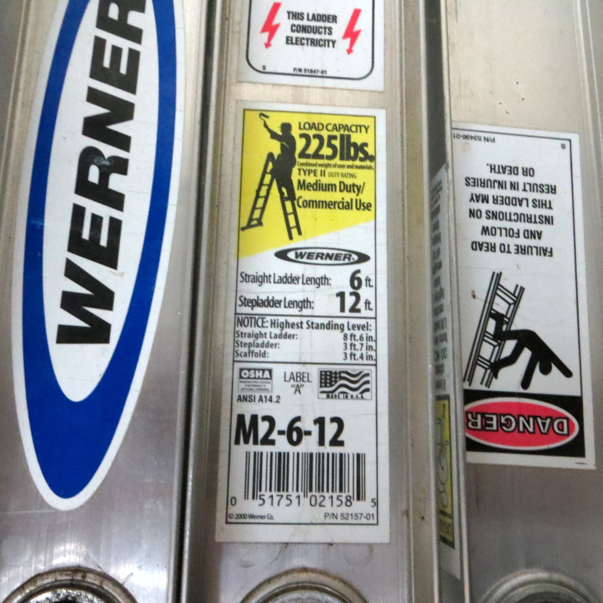 Werner Painting tools M2-6-12 4 POS LADDER