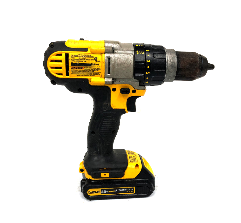 Dewalt Cordless hand tools Hammerdrill DCD985