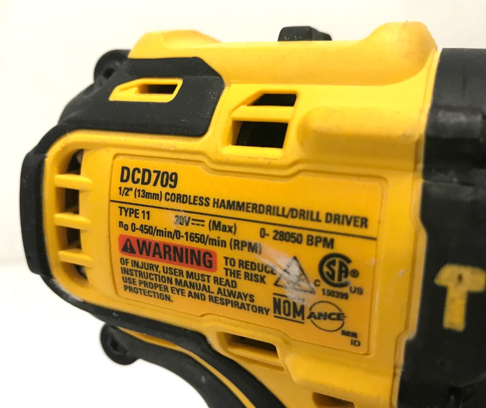 Dewalt Cordless hand tools DCD709
