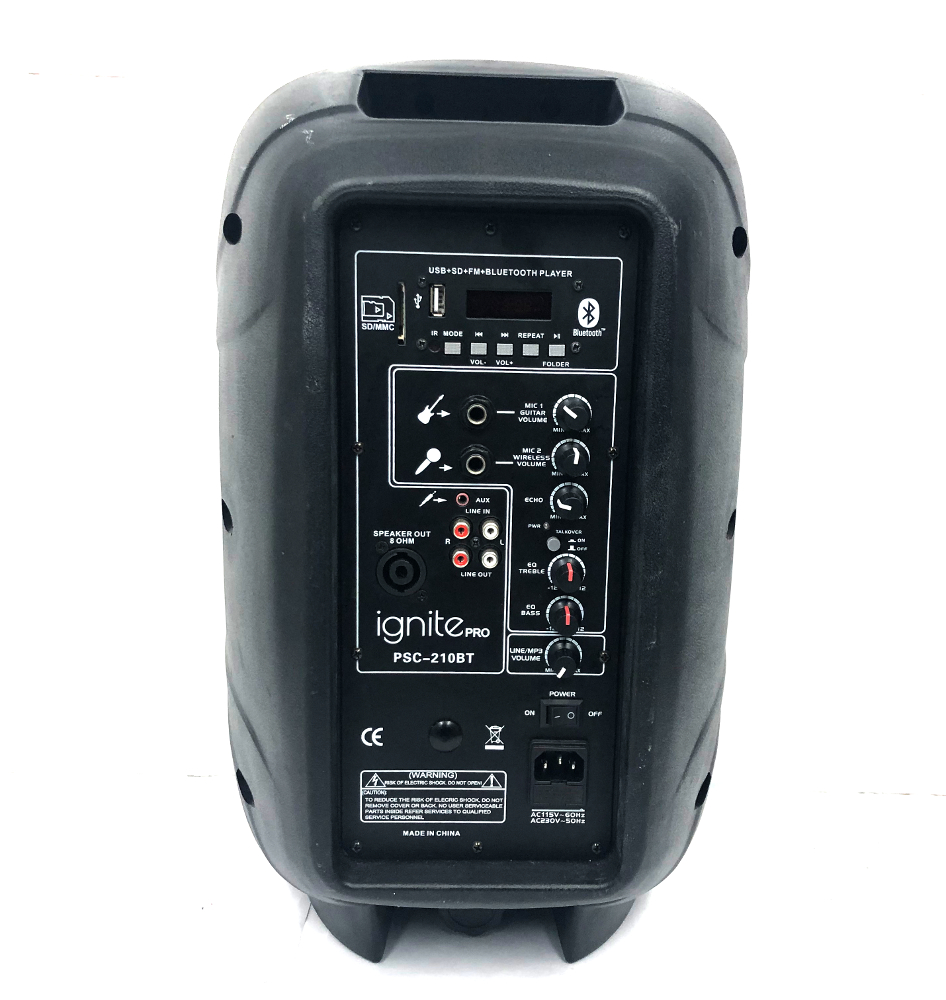 Ignite PA Speakers PSC-210BT