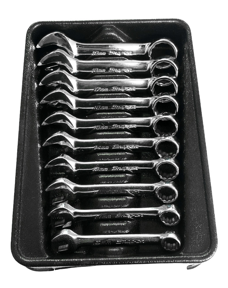 Snap-on Auto service tools 12 point stubby combination wrench set