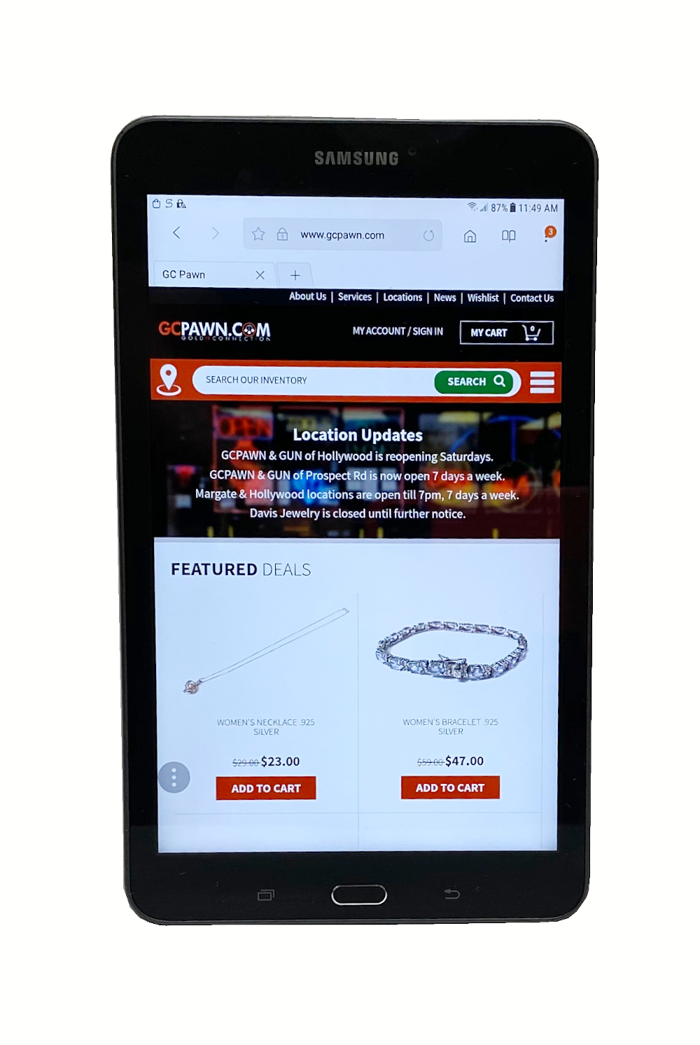 Samsung Tablet SM-T377T