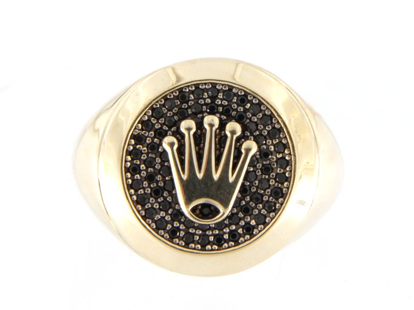 Crown Men's Signet Ring