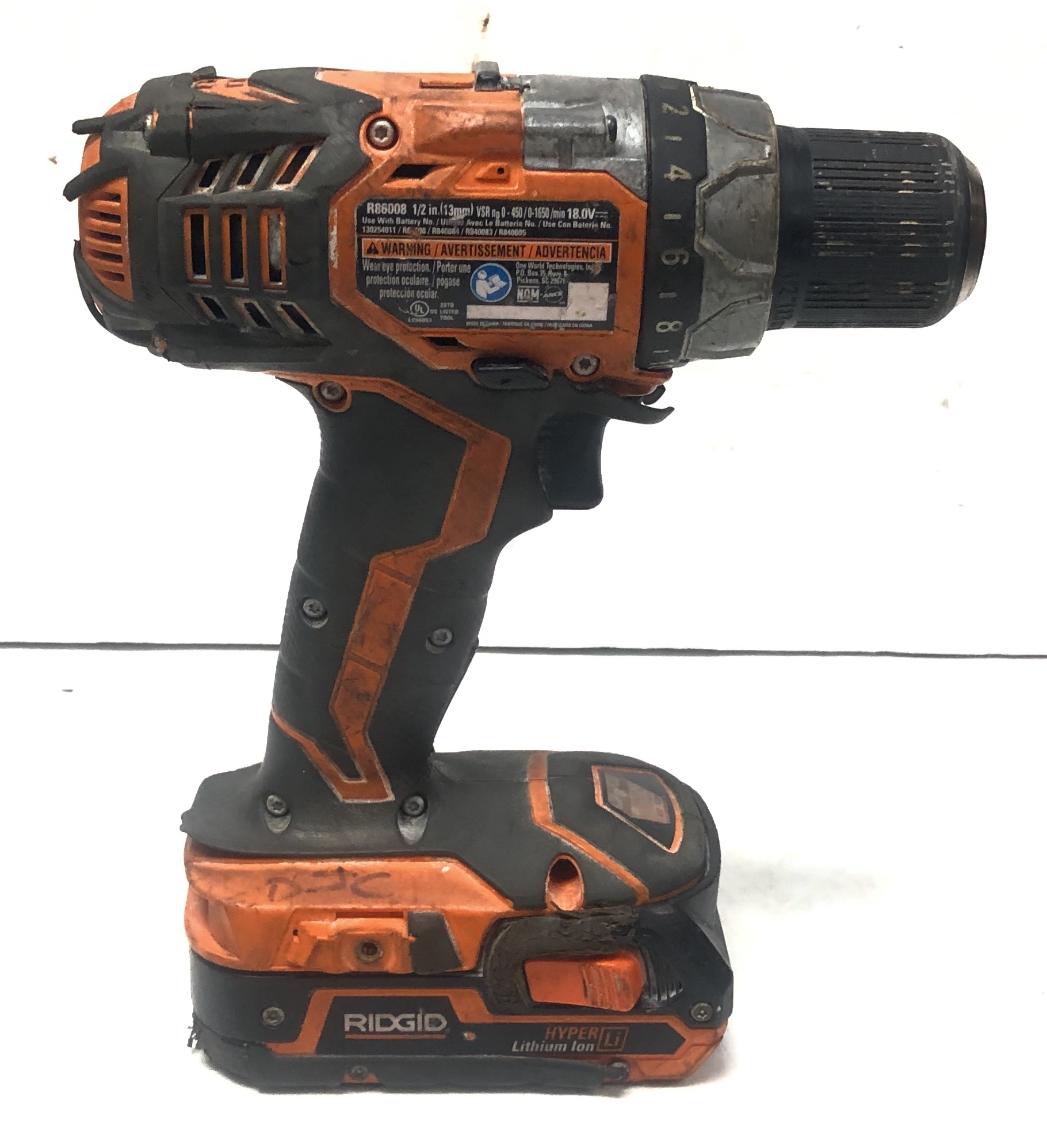 Ridgid Cordless hand tools R86008