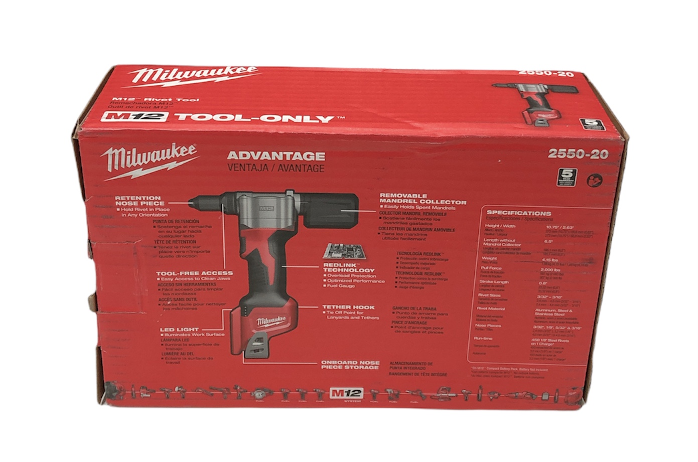 Milwaukee Cordless hand tools 2550-20