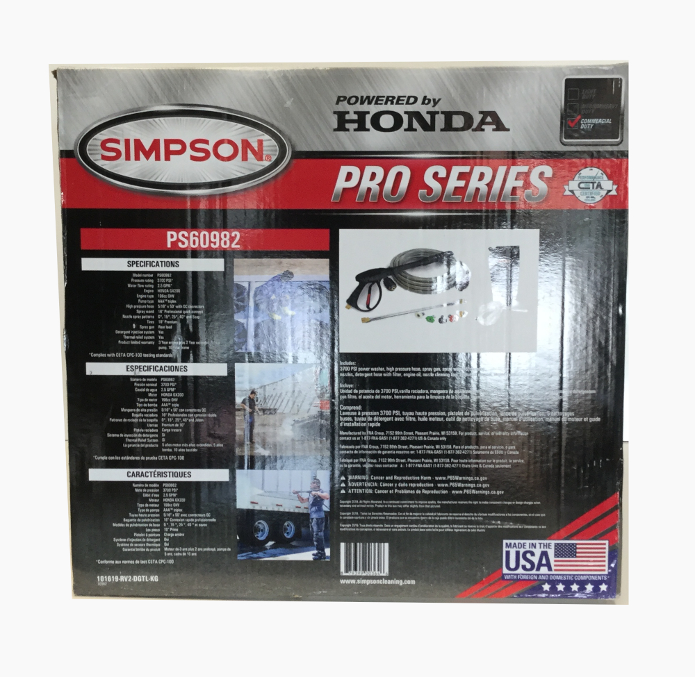 Simpson Power equipment PS60982