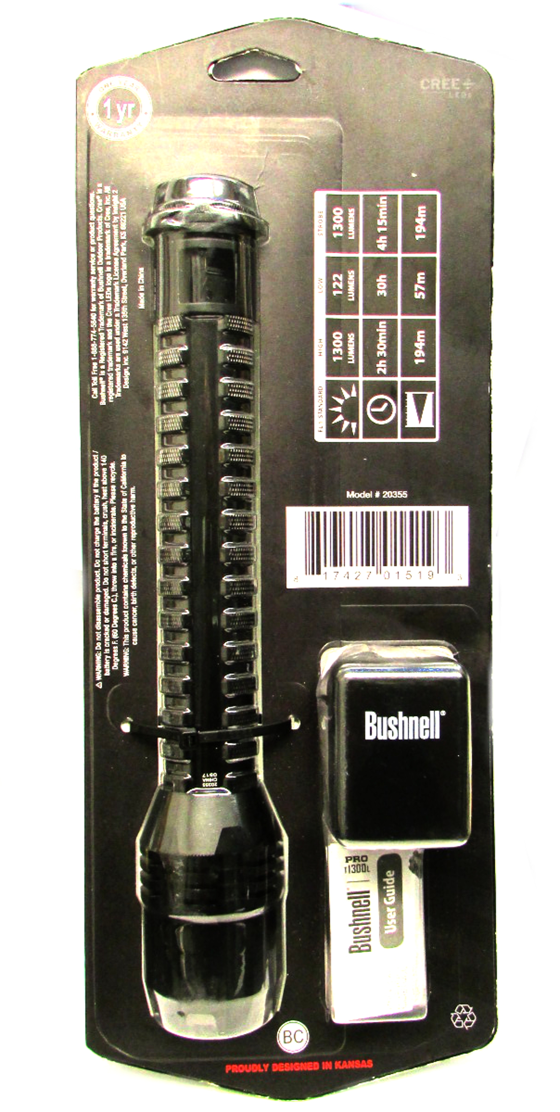 Bushnell Flashlight 20355