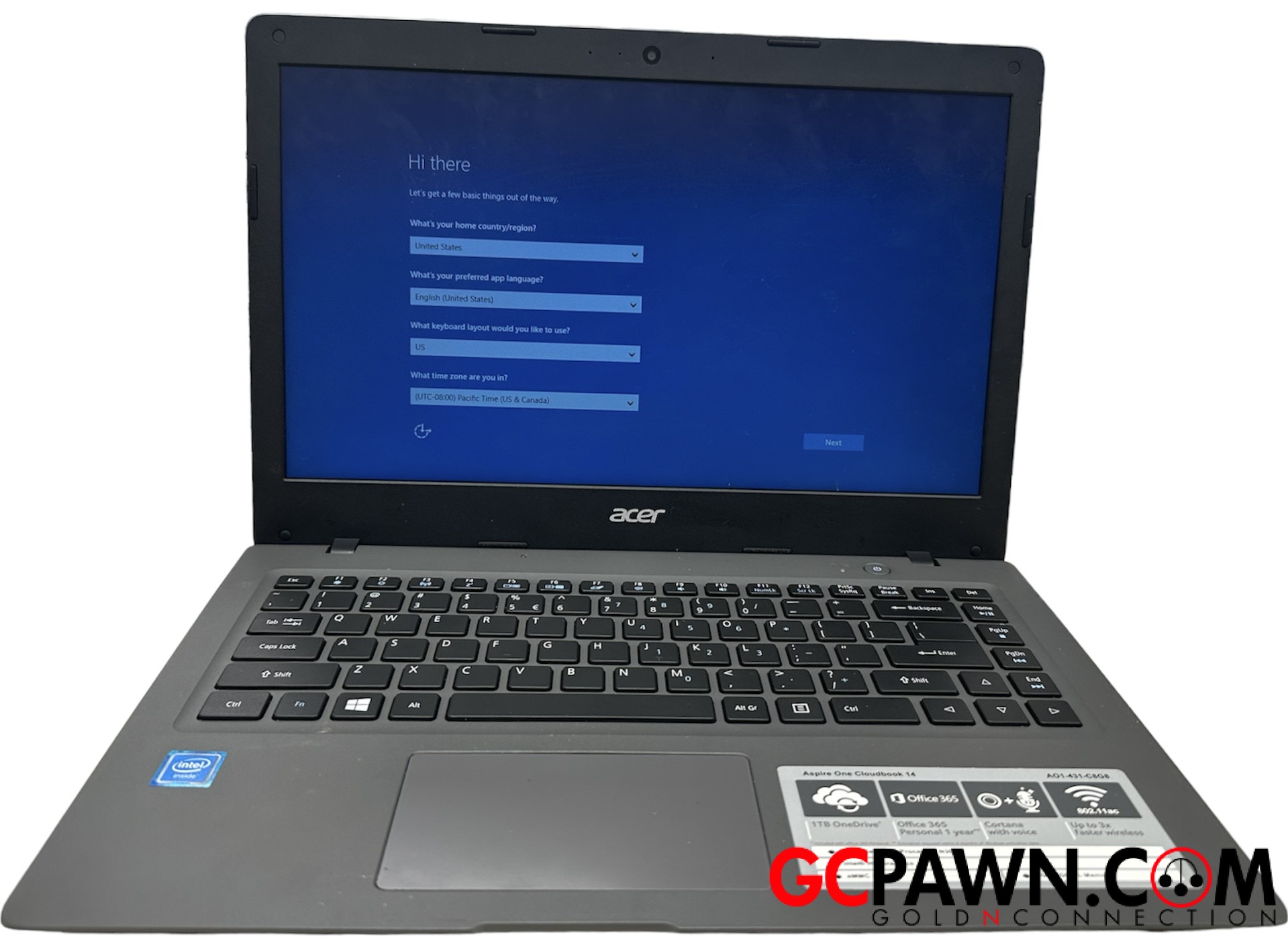 Acer Laptop A01-431-C8G8