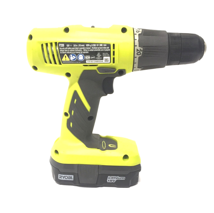 Ryobi Cordless hand tools P209