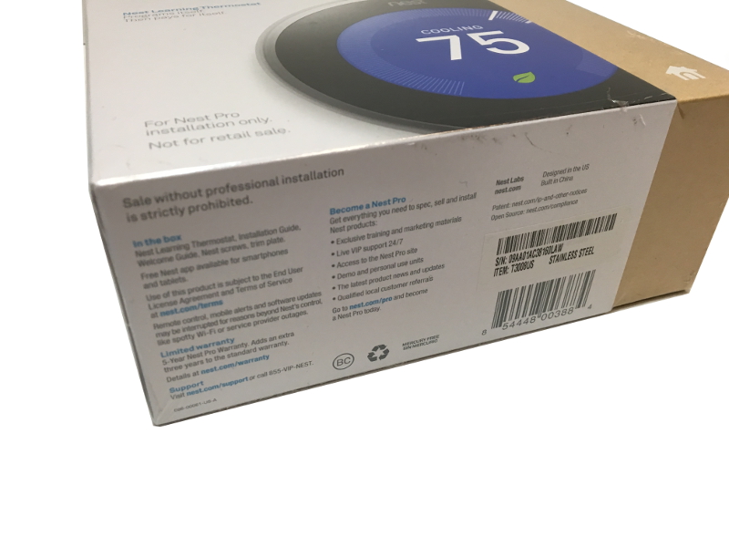 Nest Thermostat T3008US Pro