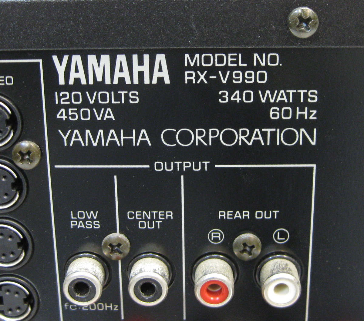 Yamaha Receiver RX V990