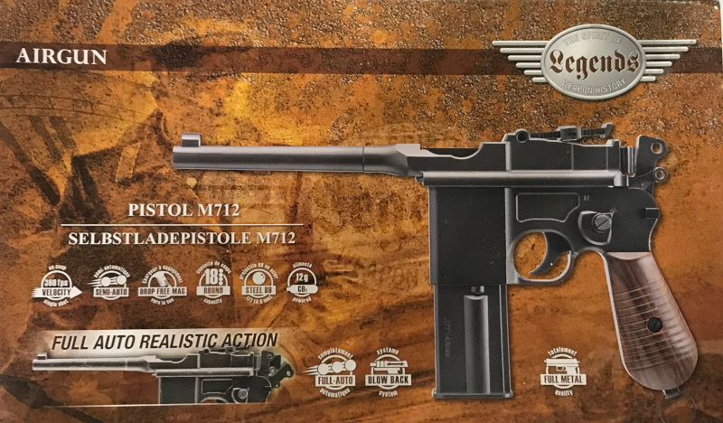 Umarex BB Gun Legends Mauser Pistol M712