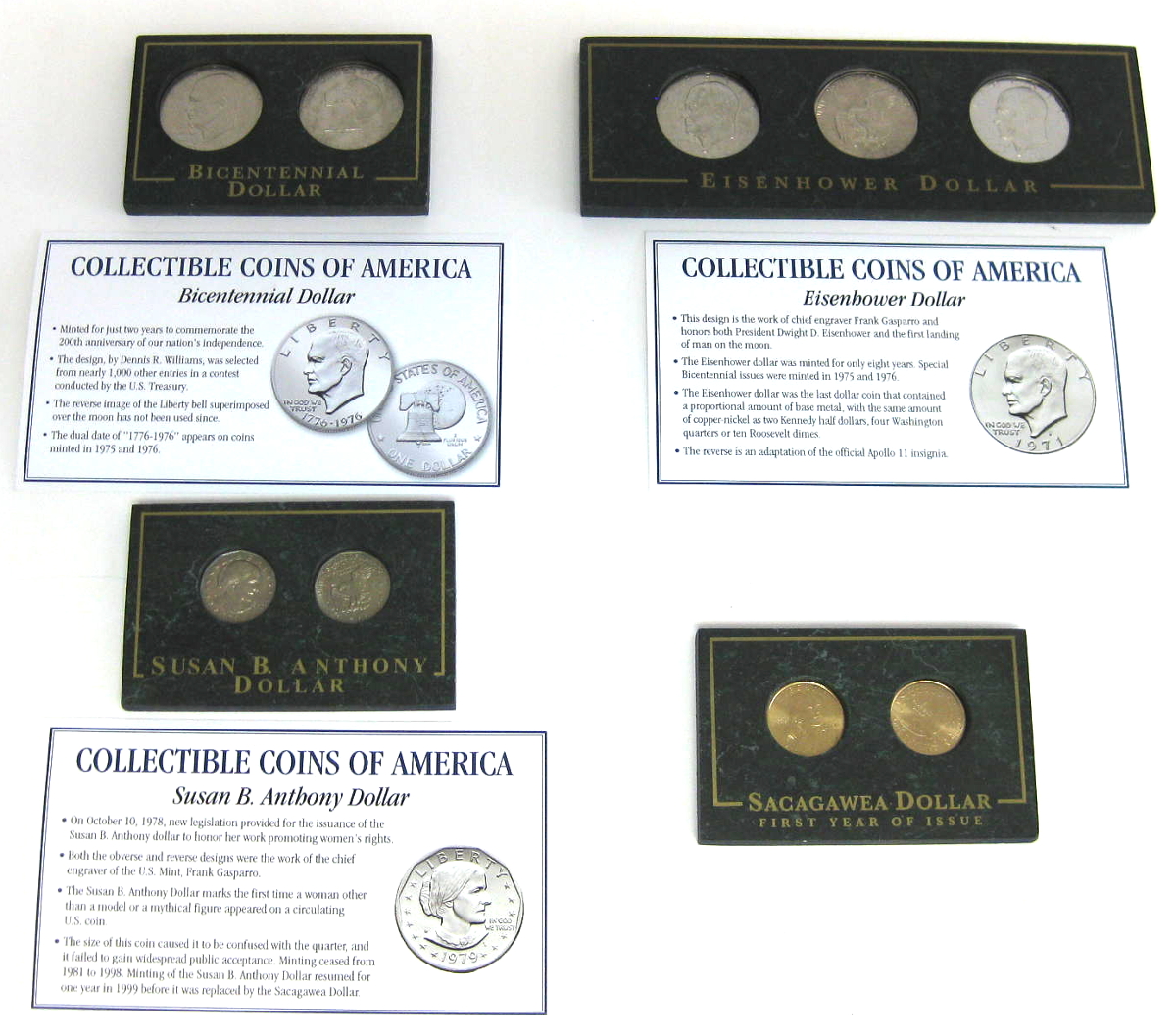 United States of America Collectible Set Danbury Mint Collectible Coins ...
