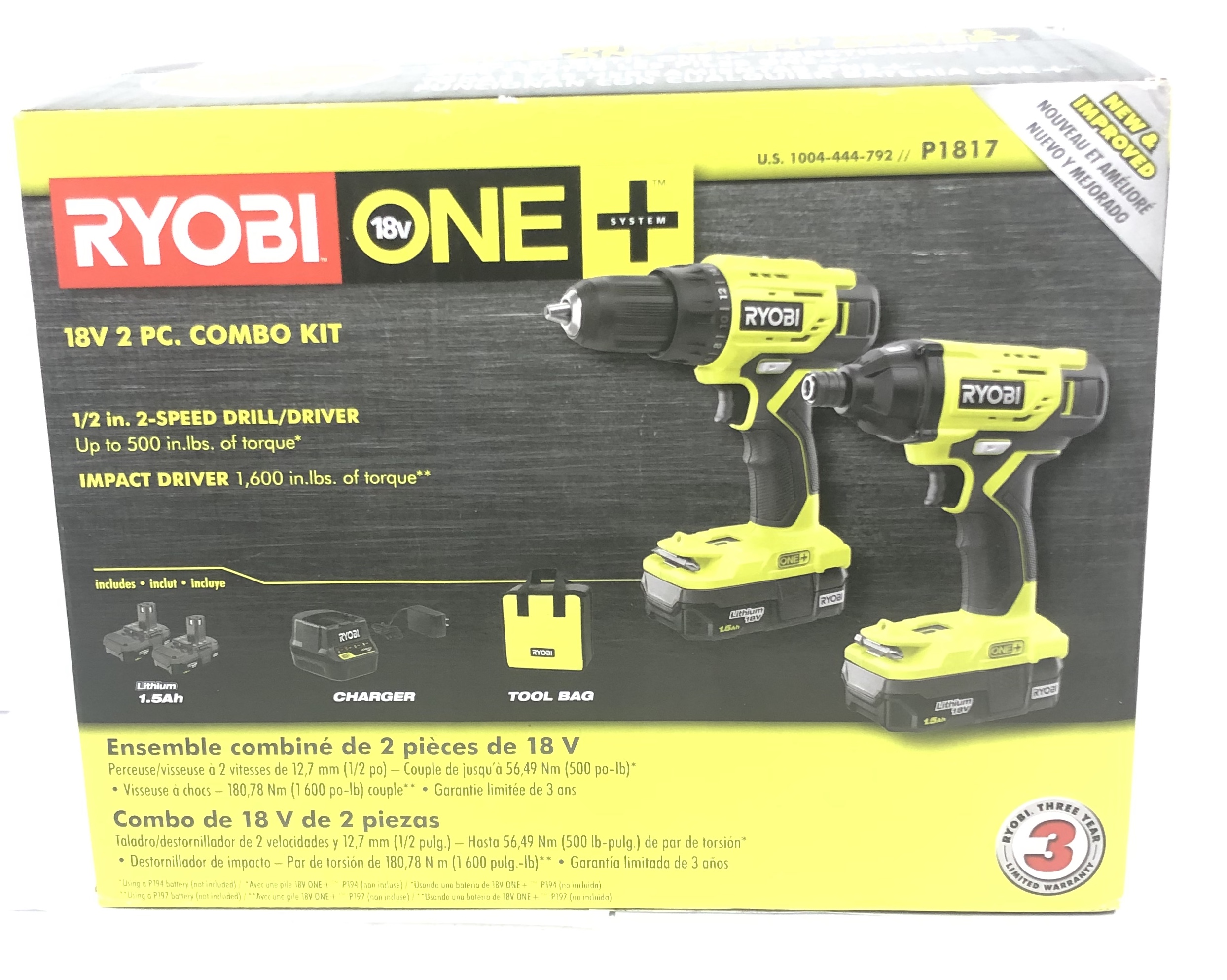 Ryobi Cordless hand tools P1818