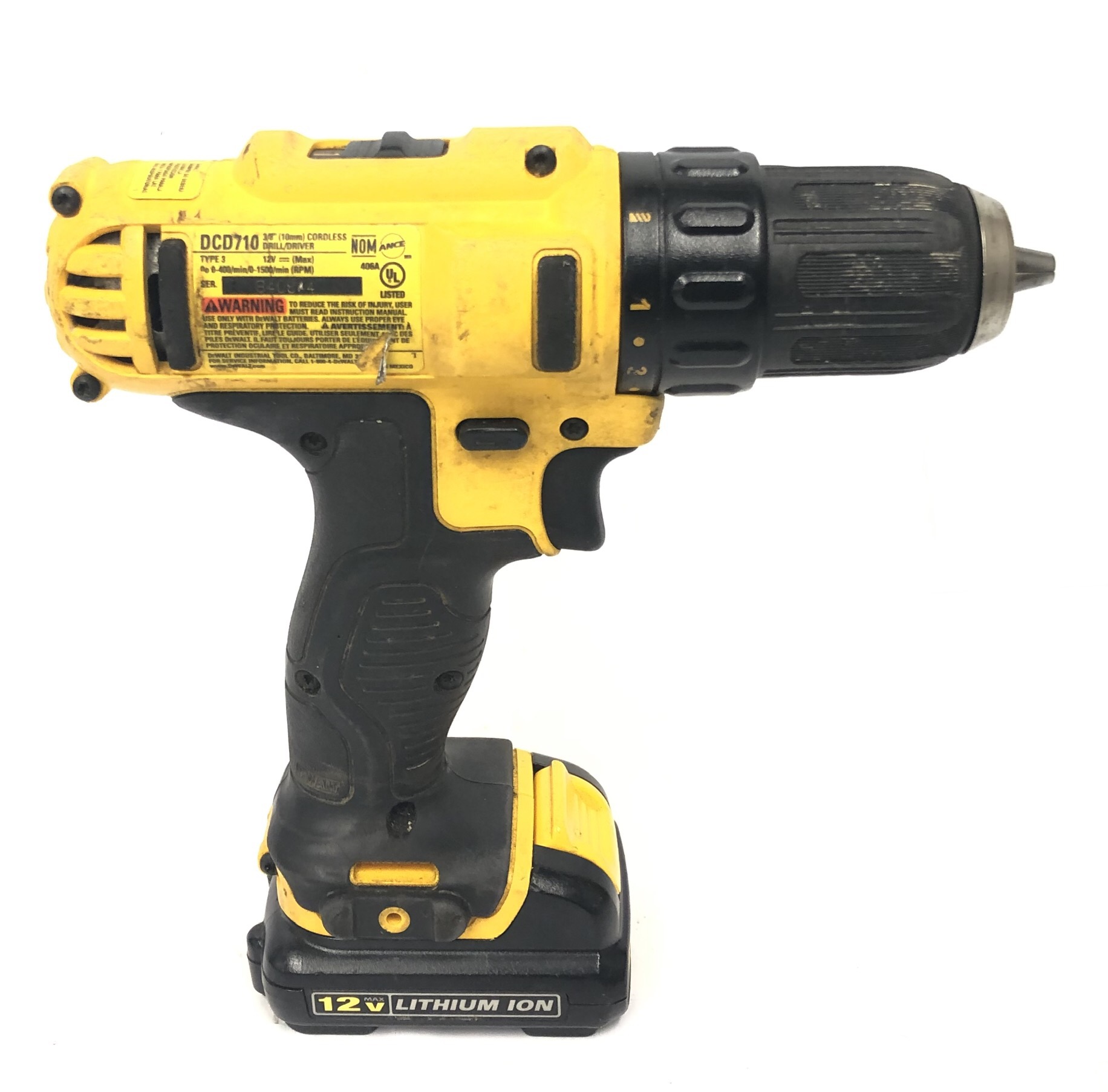 Dewalt Cordless hand tools DCD710
