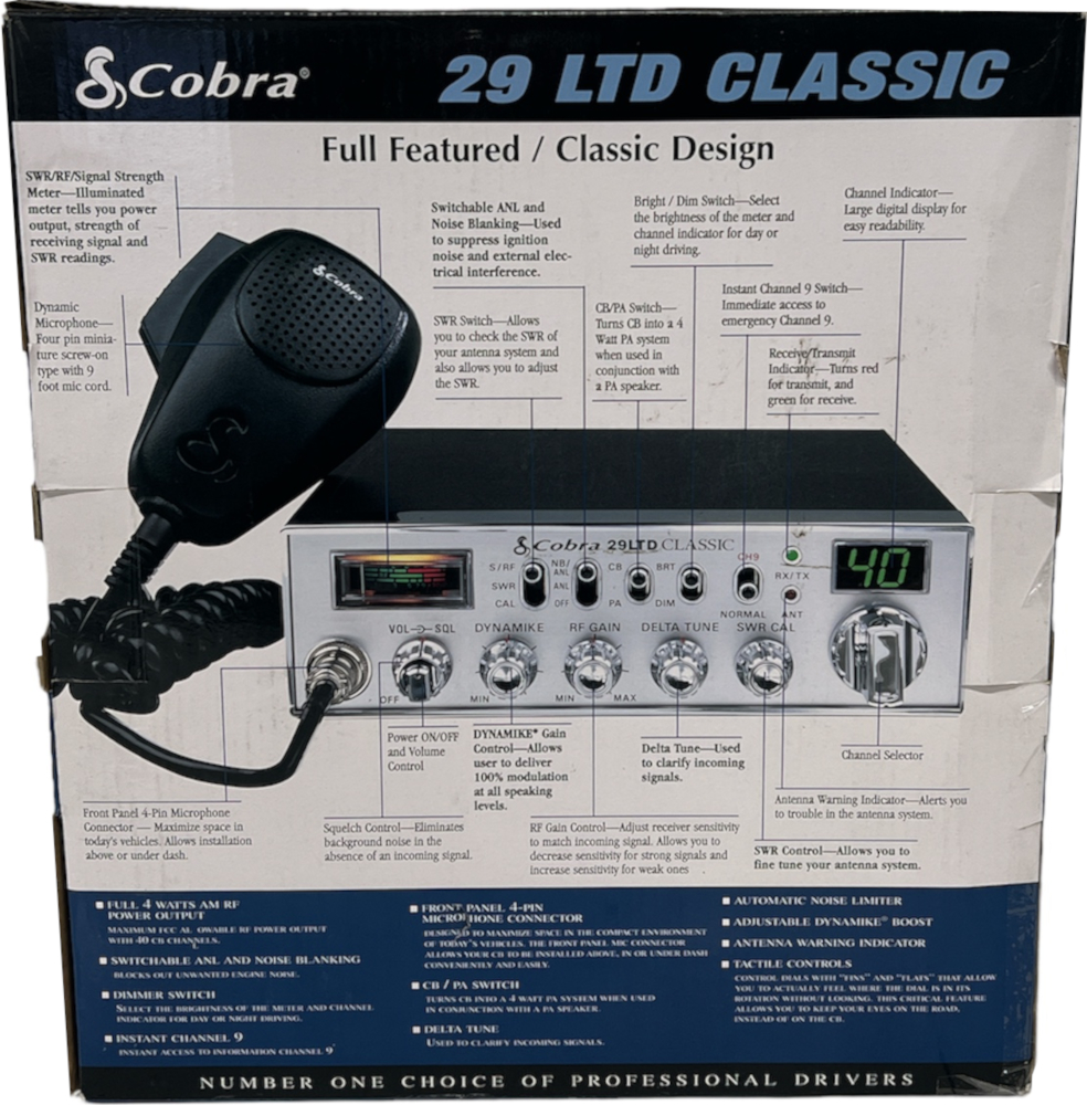 Cobra CB Radio 29 LTD Classic