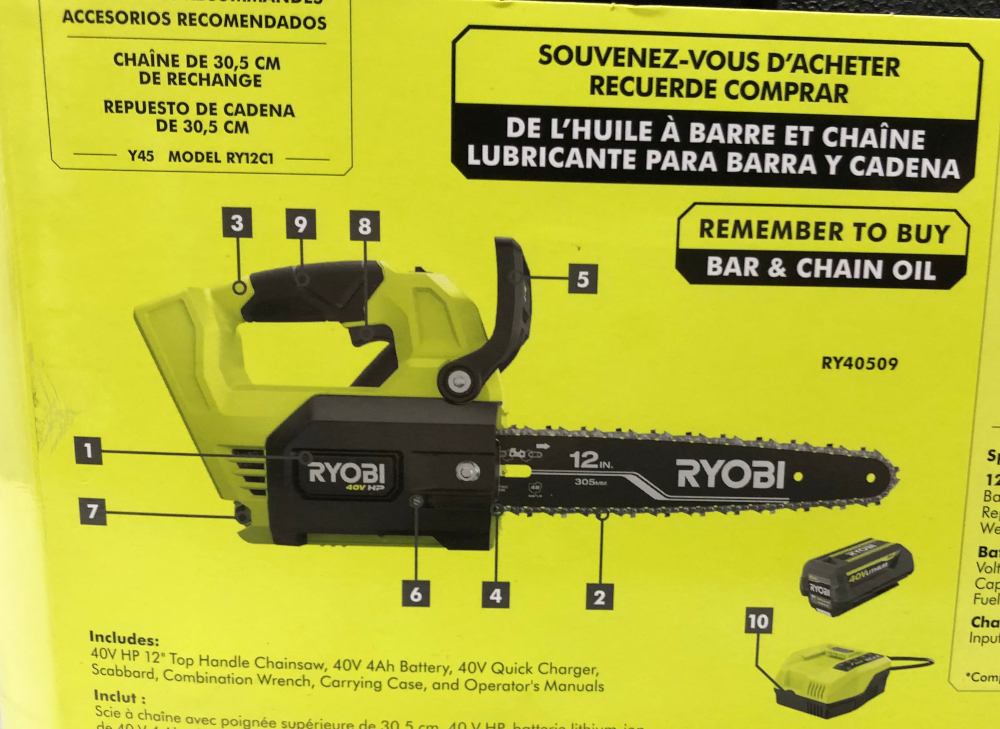 Ryobi Chainsaw RY40509