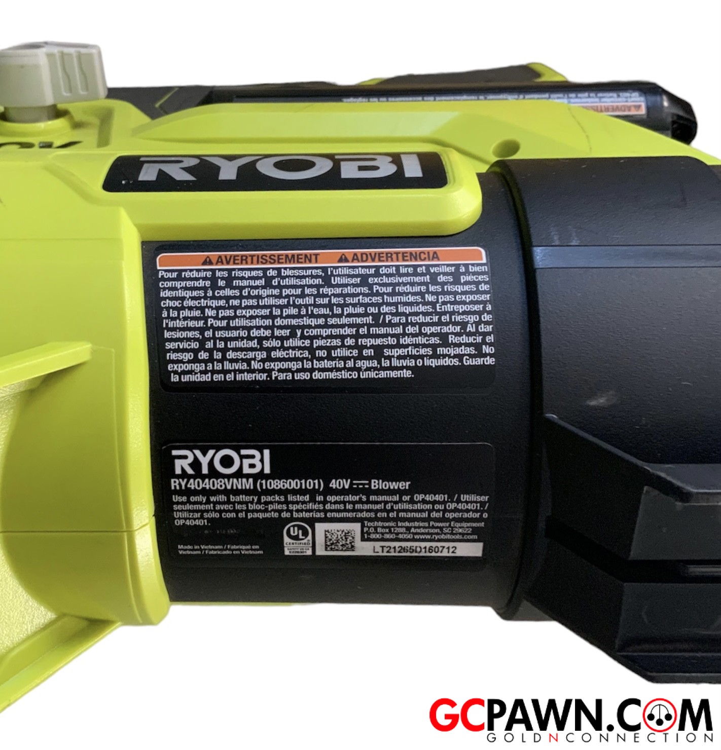 Ryobi Blower RY40408VNM