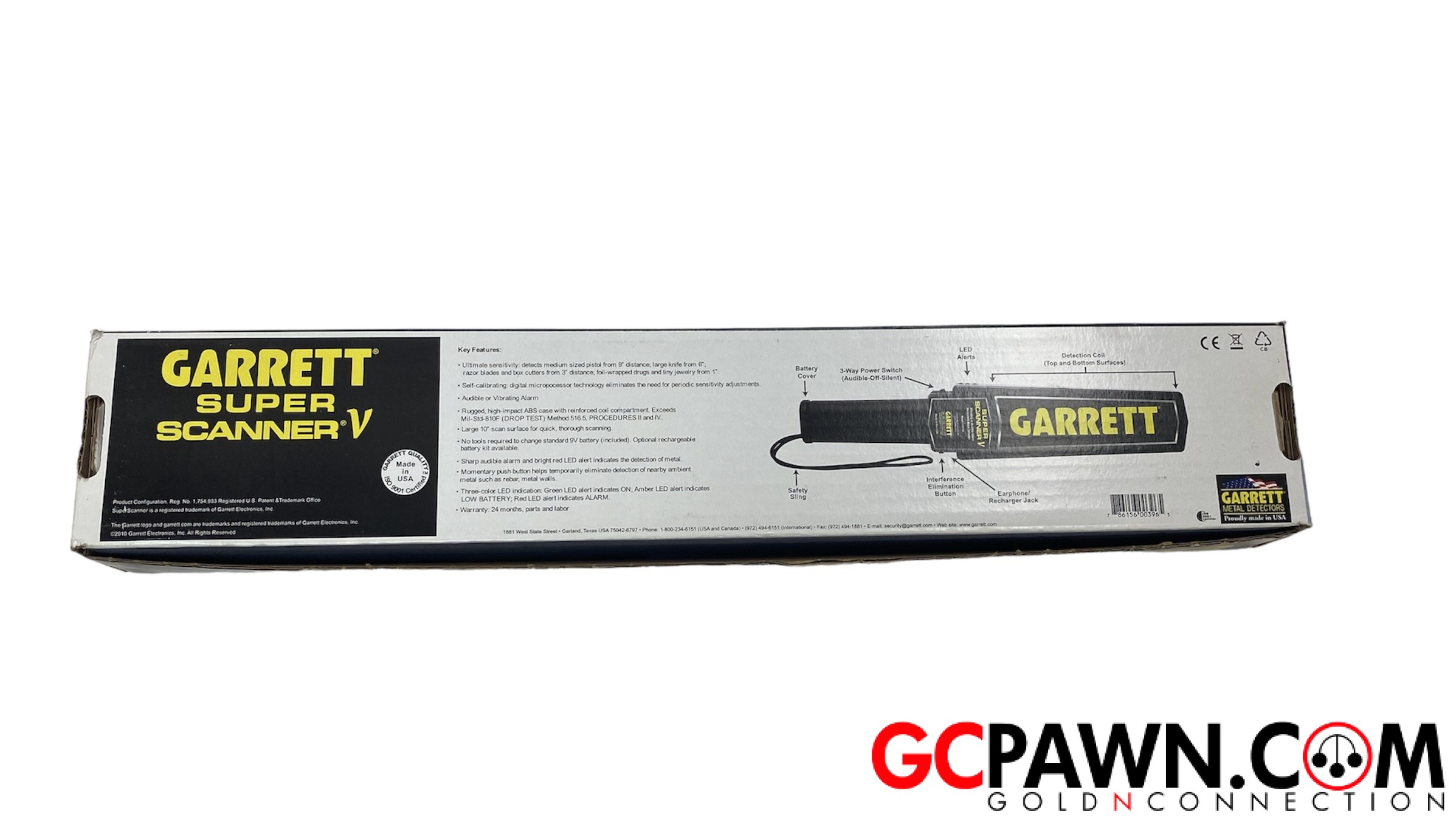 Garrett Metal Detector 1165190 Super Scanner V