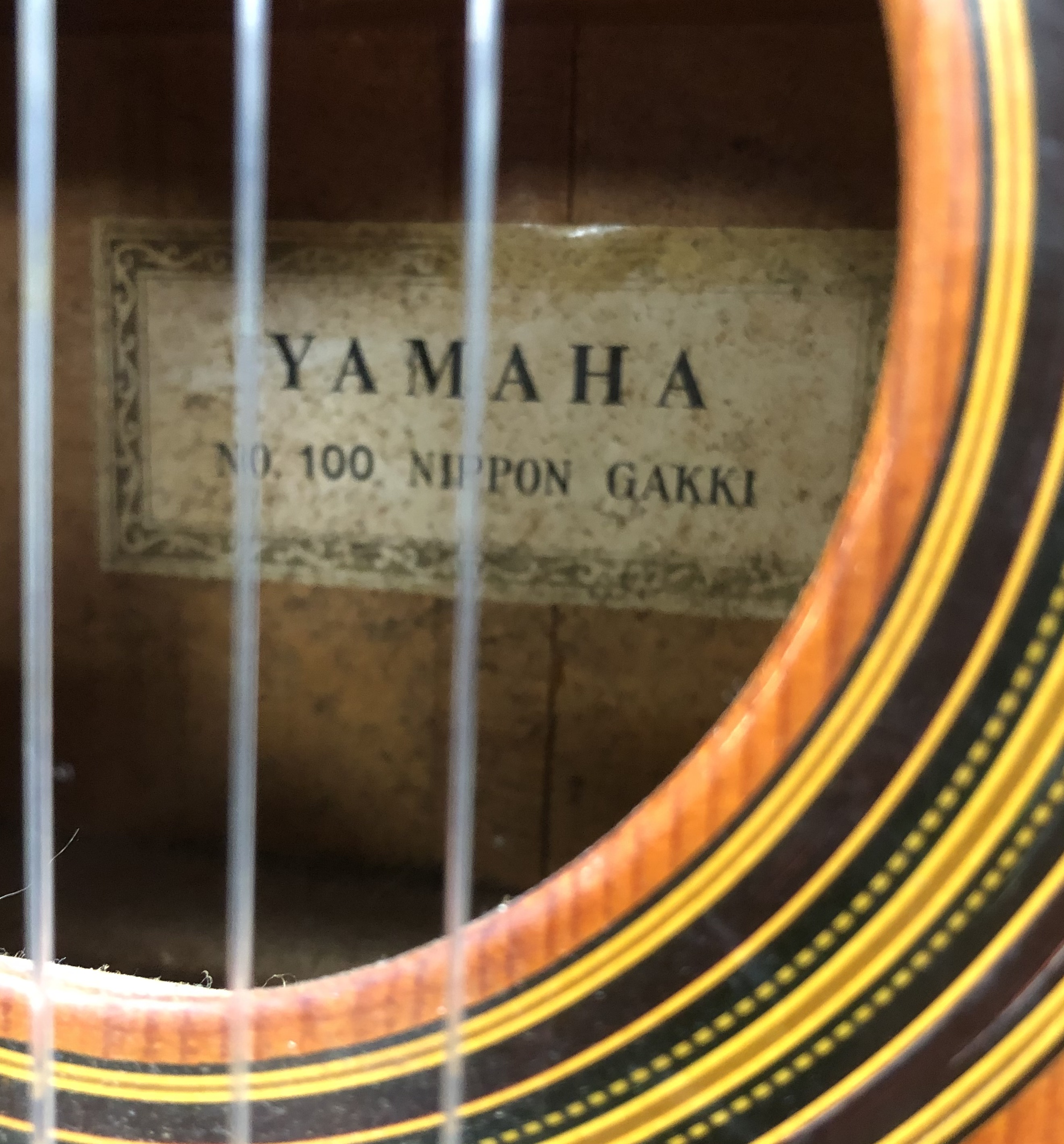 Yamaha Guitar - Acoustic No. 100 Nippon Gakki