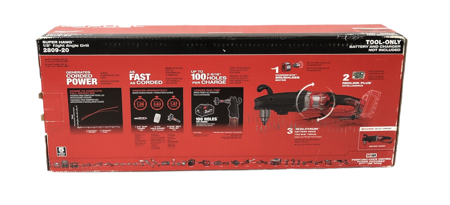 Milwaukee Cordless hand tools 2809-20