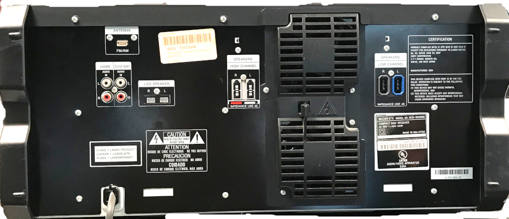 Sony Shelf System HCD-SH2000