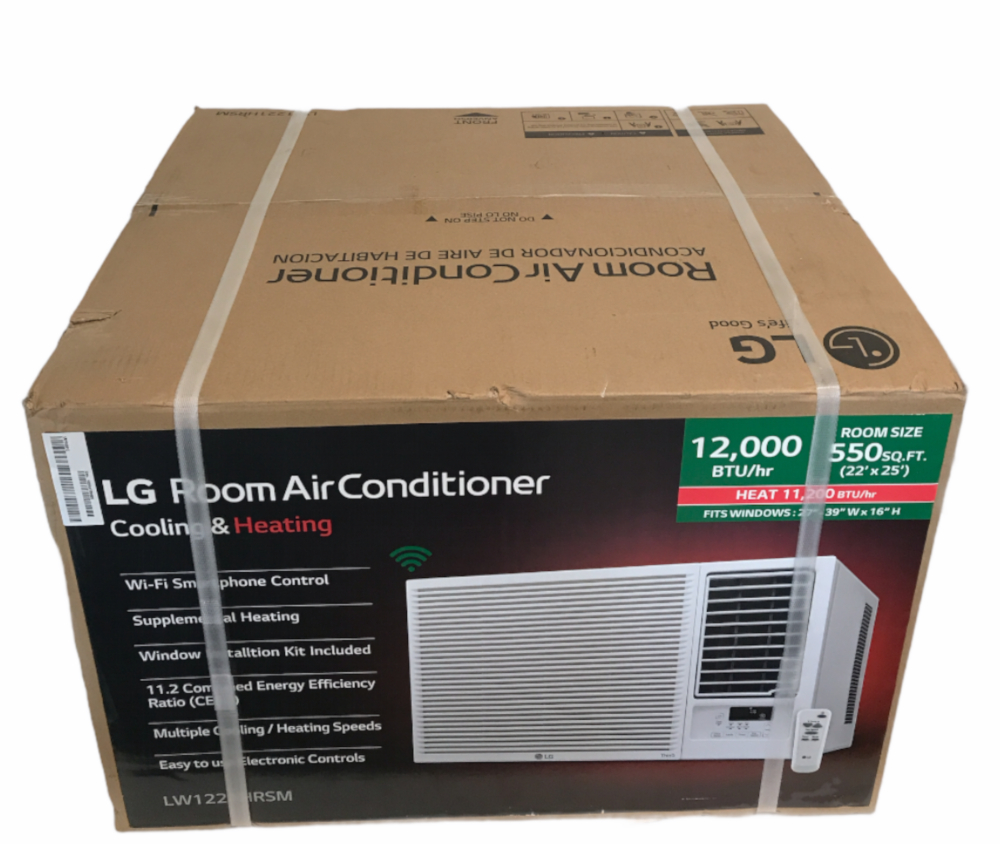 LG Air conditioner - window unit LW1221HRSM