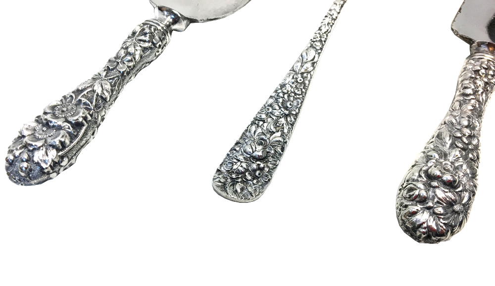 The Stieff Co. Flatware "Rose" and "Forget-Me-Not" Pattern