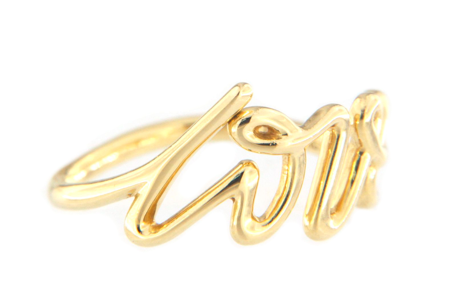 Tiffany & Co. "Paloma's Graffiti Love" Women's Fashion Ring