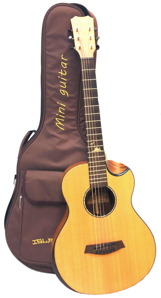 Islander Guitar - Acoustic Acacia Mini Guitar