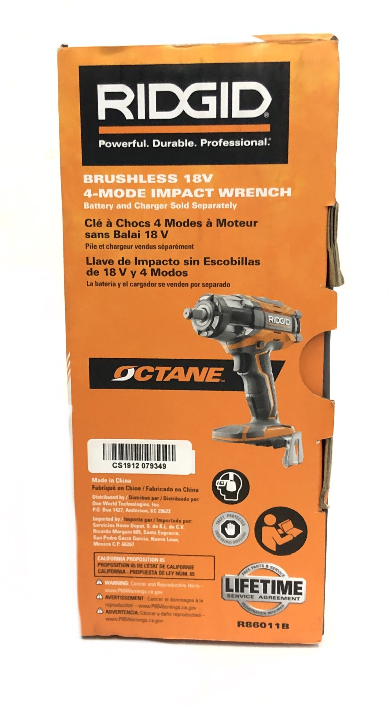 Ridgid Cordless hand tools R86011B