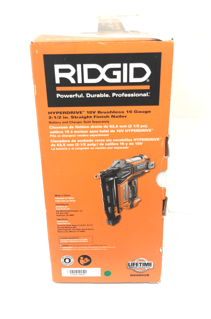 Ridgid Air tool R09892B