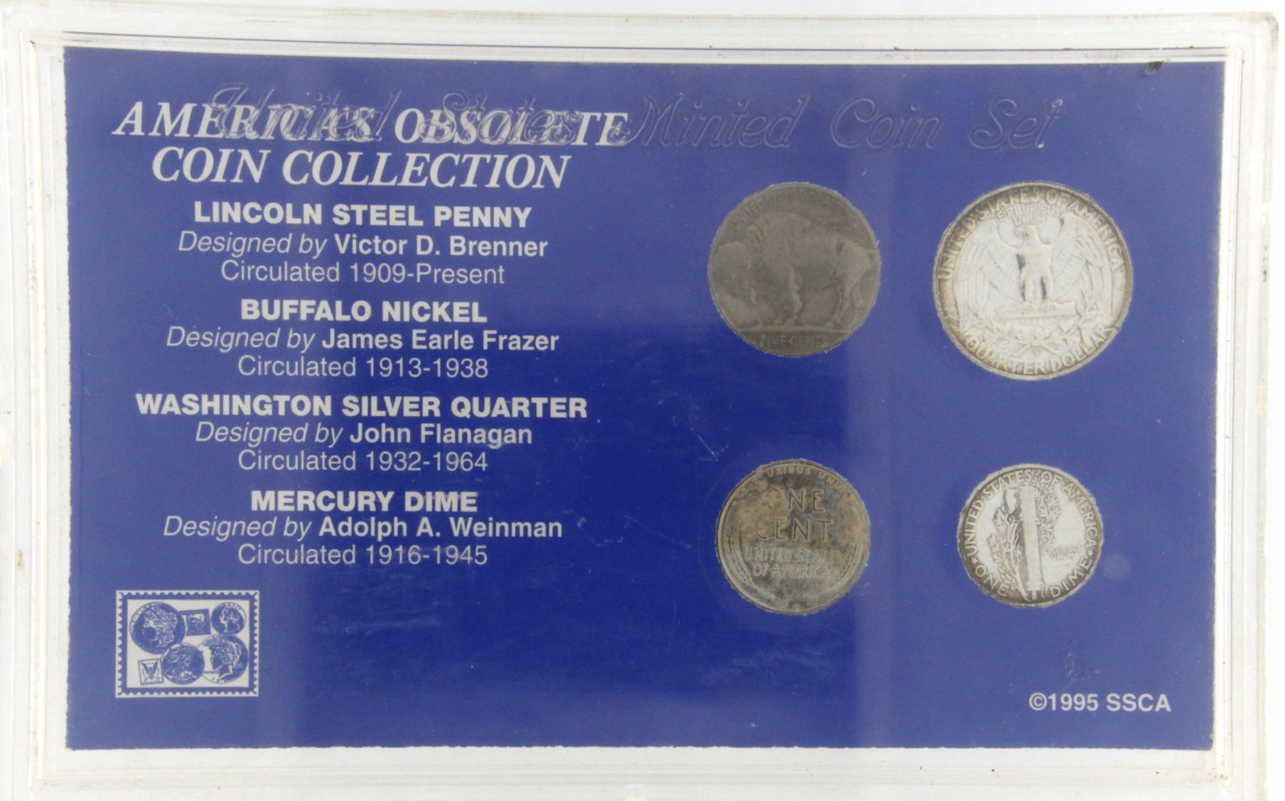 United States of America Collectible Set America's Obsolete Coin Collection