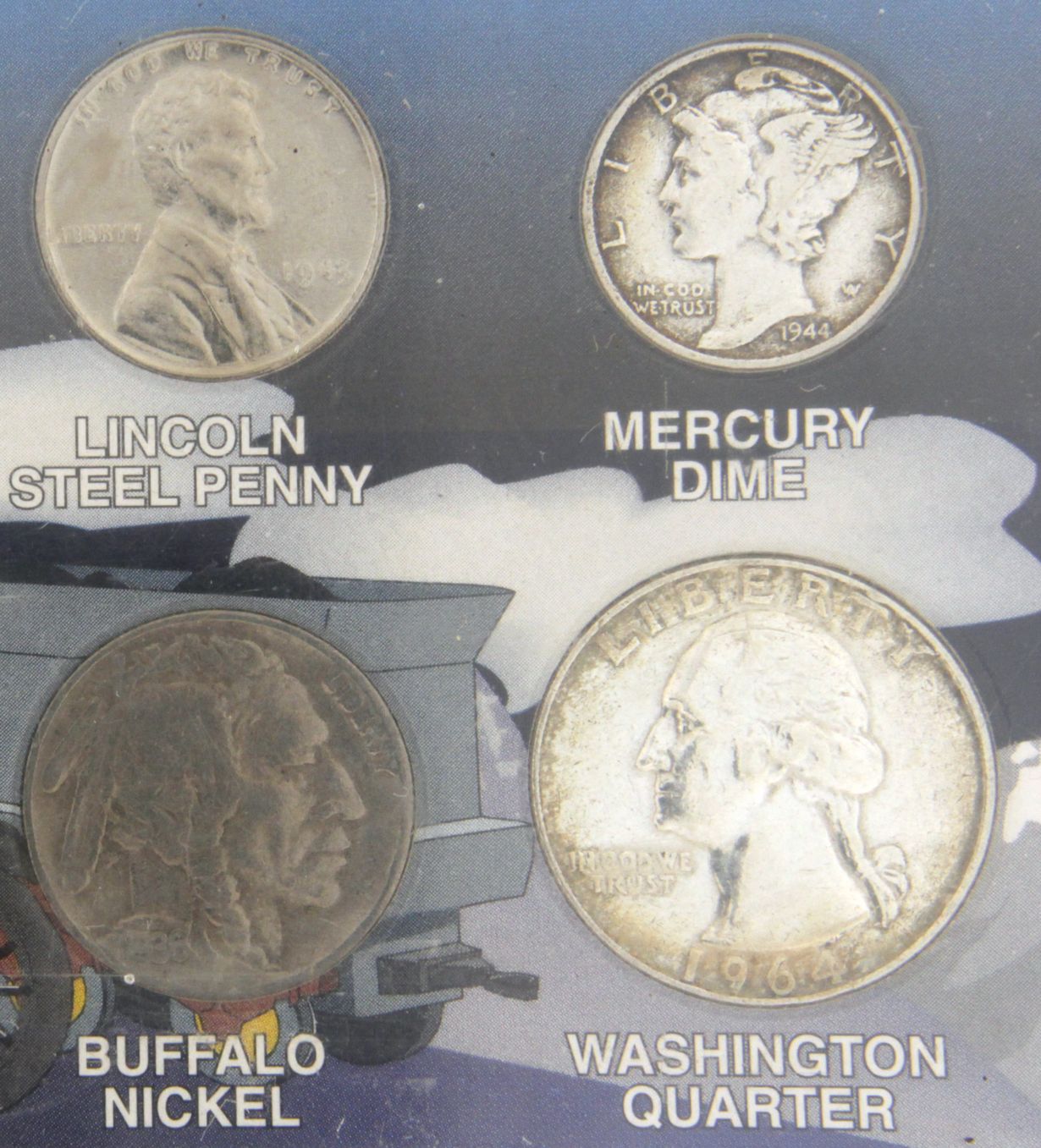 United States of America Collectible Set America's Obsolete Coin Collection