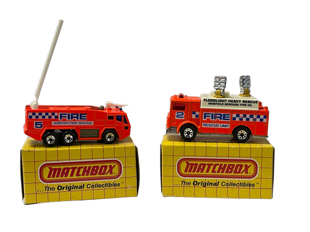 Custom Matchbox Fire Trucks