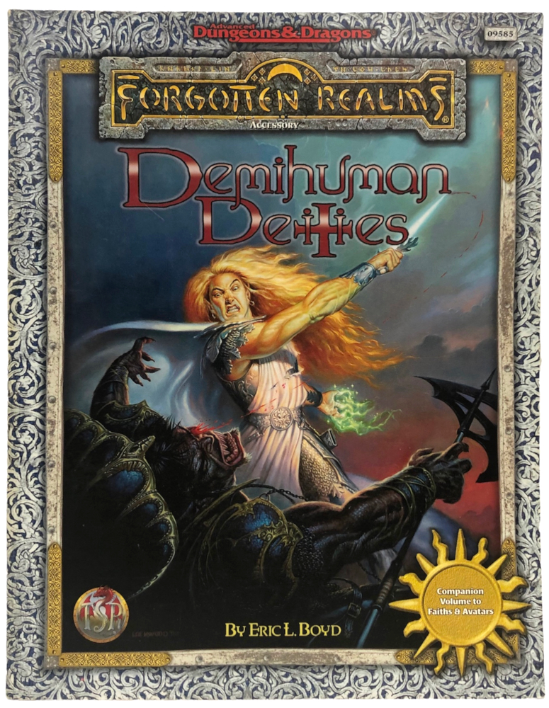 Tsr Books Forgotten Realms Demihuman Deities #9585