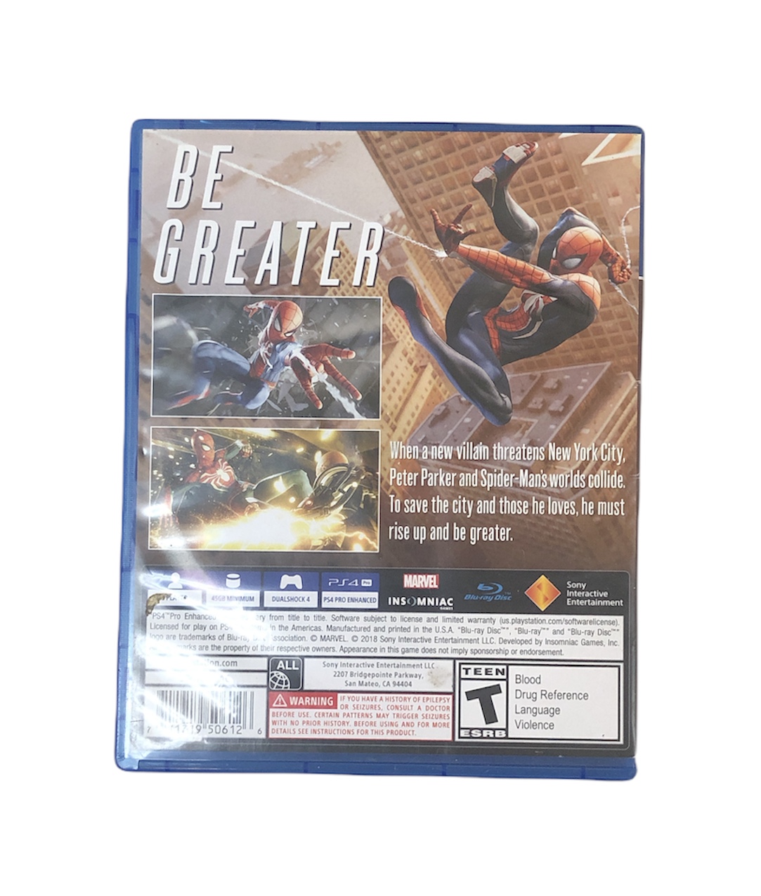 Sony Game Marvel's Spider-Man