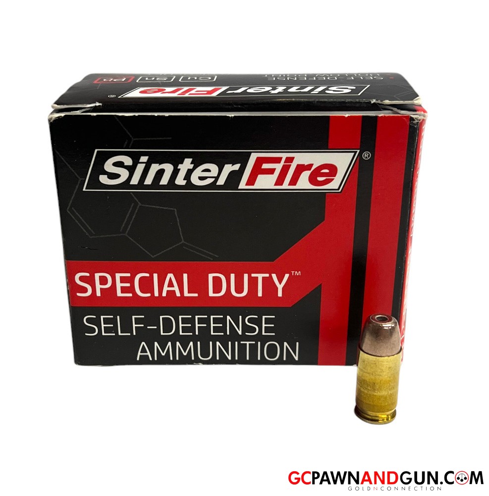 SinterFire Special Duty .380 ACP Ammo - Pistol Ammunition at GunBroker ...