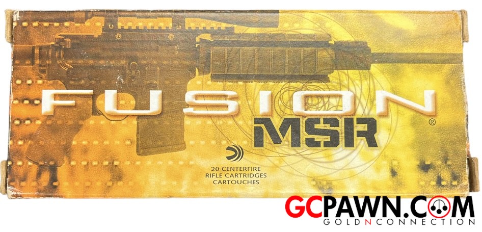 Fusion Msr .223 Rem Ammo - Rifle Ammunition at GunBroker.com : 1077764227