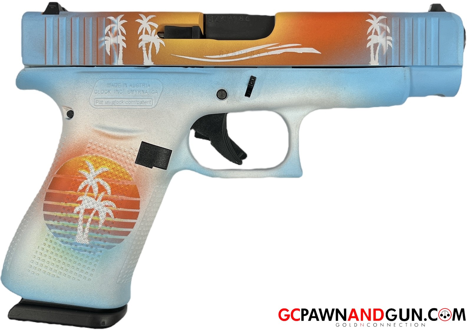 Glock 48 Beach Cerakote - PA4850204-CD 9 MM 4.17" - Semi Auto Pistols ...