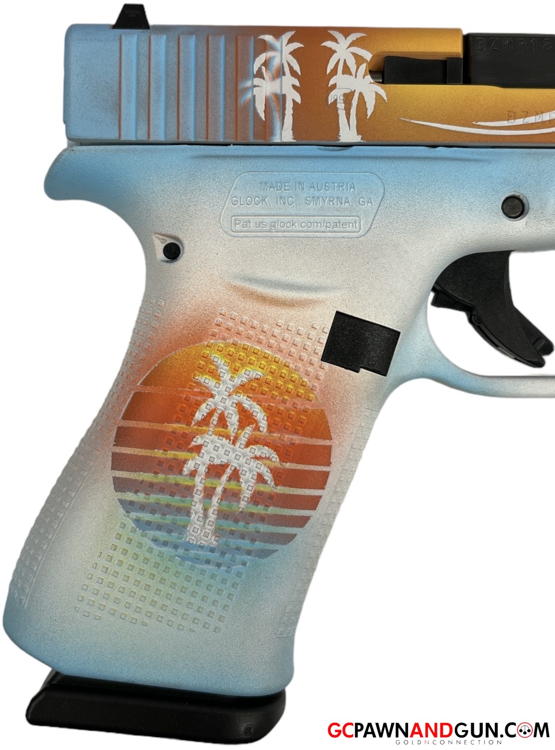 Glock 48 Beach Cerakote - PA4850204-CD 9 MM 4.17" - Semi Auto Pistols ...