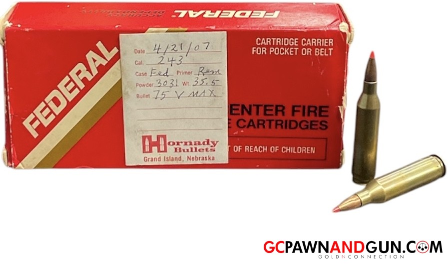 Federal Custom Reload .243 Win Ammo - Rifle Ammo at GunBroker.com ...