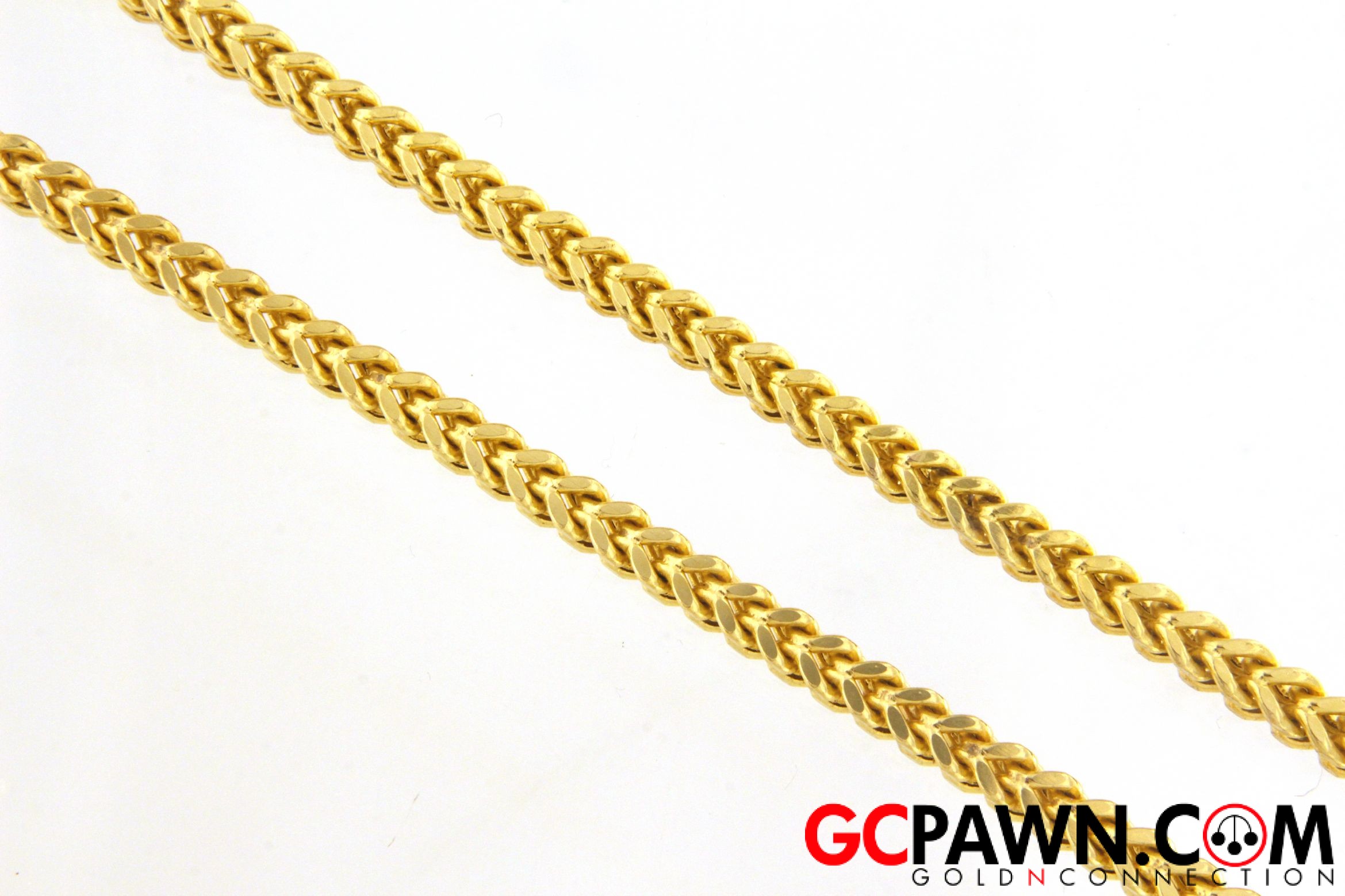4.5mm Unisex Chain 14kt Yellow Gold - Chains at GunBroker.com : 1086964487