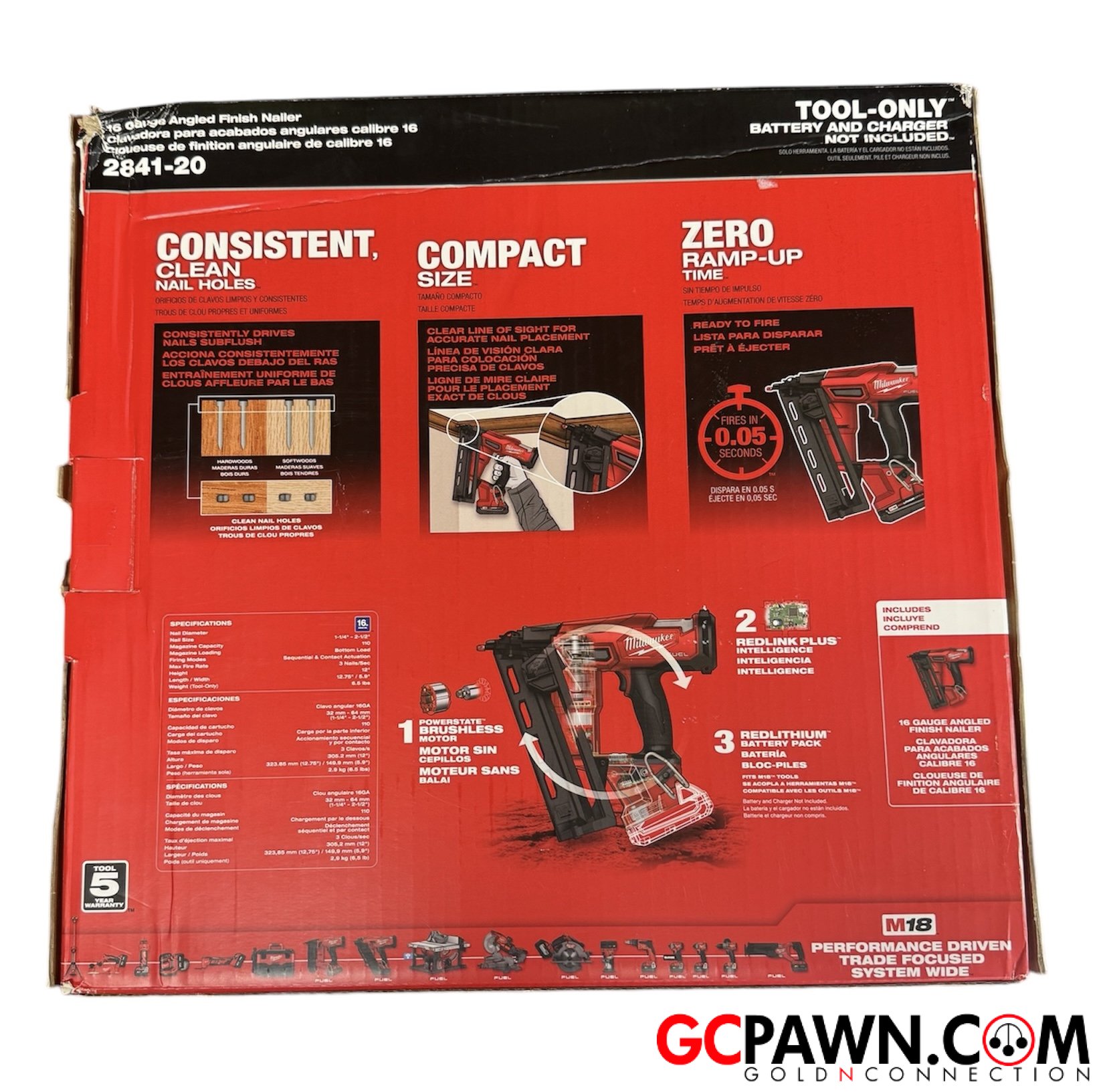 Milwaukee 2841-20 Cordless hand tools - Power Tools at GunBroker.com ...