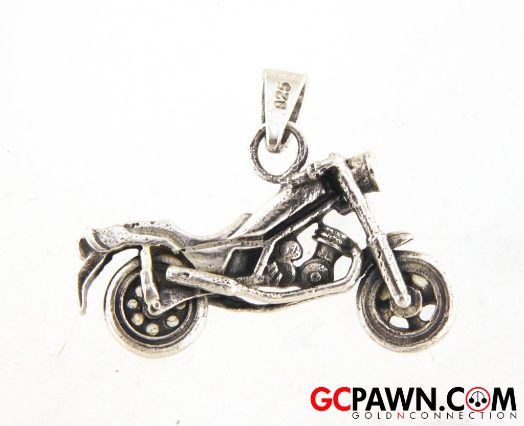 Motorcycle Unisex Charm .925 Silver - Charms at GunBroker.com : 1081637687